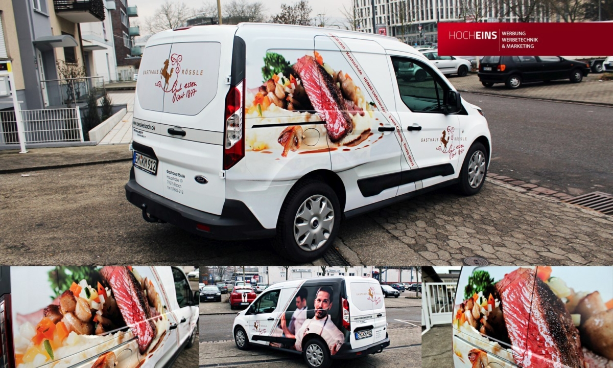 Fahrzeugfolierung & Werbebeschriftung | HochEins Freiburg